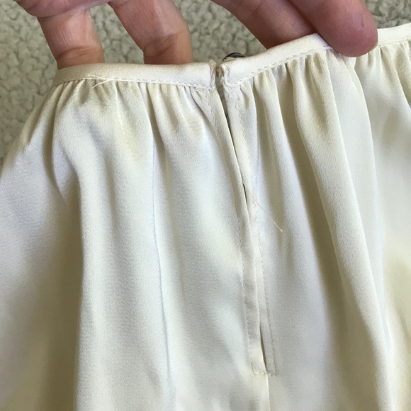 Zara | Tops | Zara Satin Effect Ruched Blouse L New | Poshmark